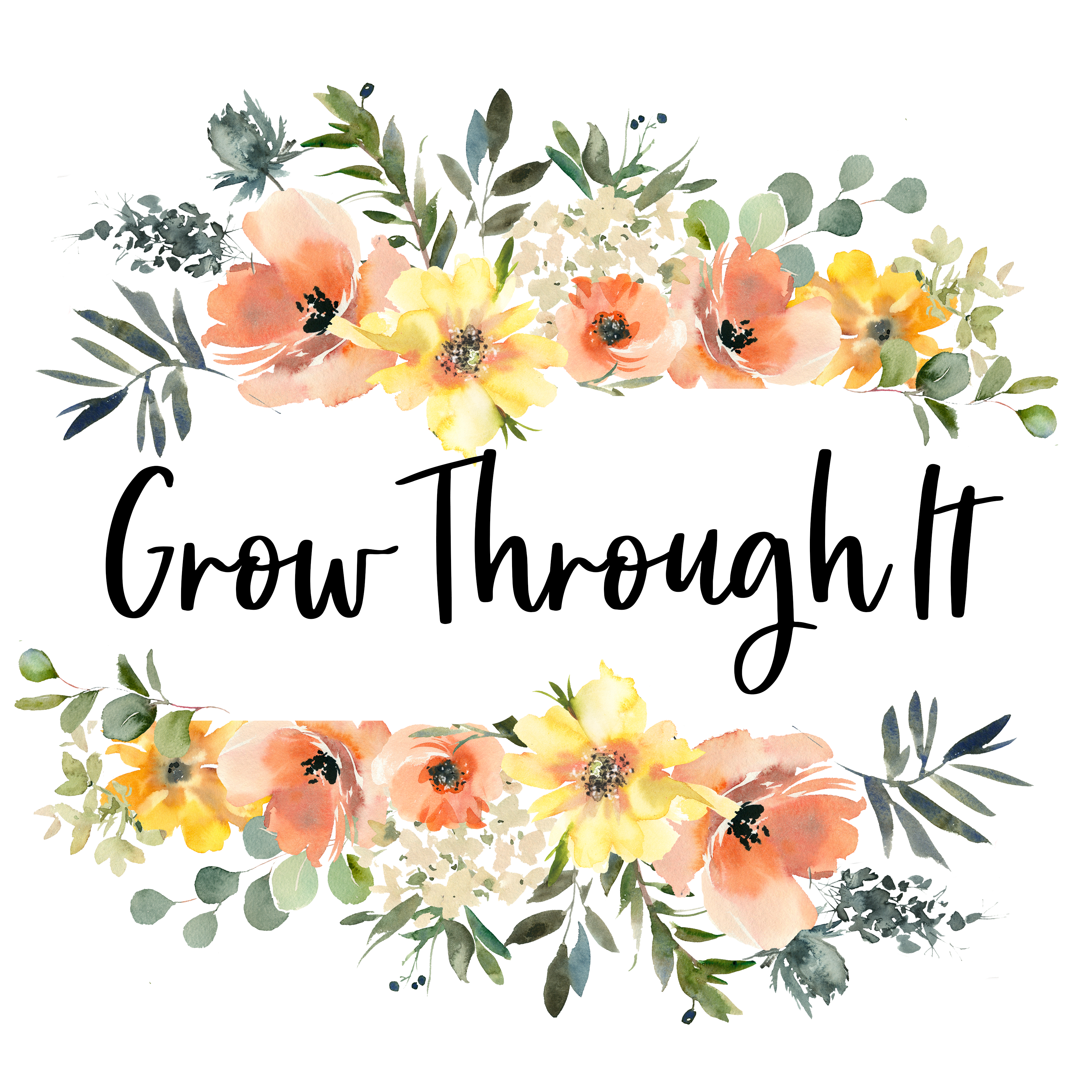 Grow Through It Packaging Stickers – Handmade Pieces Co.